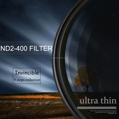 37mm ND Fader Neutral Density Adjustable Variable Filter ND2 To ND400 Filter
