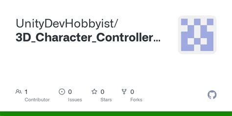 Github Unitydevhobbyist3dcharactercontrollermixamofinal