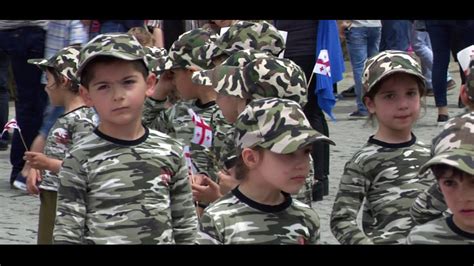 თელავის 5 ე ბაგა ბაღის გამოსვლა 26 მაისს Youtube