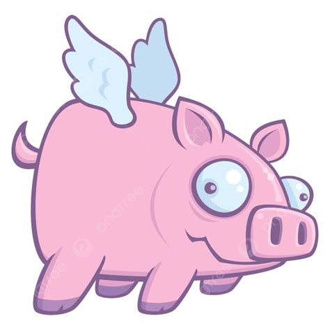 Animated Flying Pig