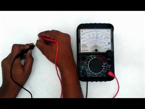 N Channel MOSFET Testing Using Analog Multimeter YouTube