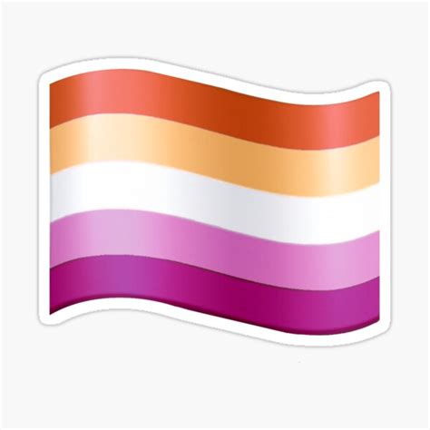 Lesbian Flag Emoji Hearts At Silas Naylor Blog