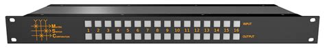Matrix Switch Msc Xd0816l 8 Input 16 Output 3g Sdi Video Router With