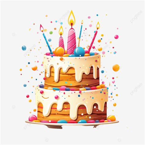 생일 케이크 격리된 일러스트 Ai 생성 케이크 생일 외딴 Png 일러스트 및 이미지 에 대한 무료 다운로드 Pngtree
