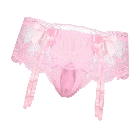 Men S See Through Fembabe Lingerie Garter Panty Fembabe Etsy