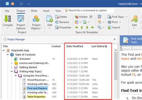 Helpsmith 90 Released New Xml Based Help Project Format Built In Xml Source Editor Expanded