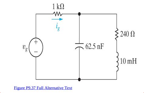 Answered The Frequency Of The Sinusoidal Voltage Sourcein