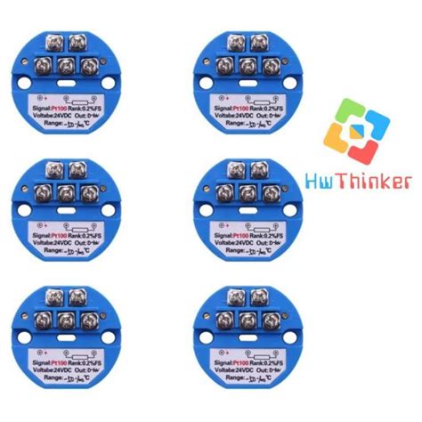 Promo Temperature Transmitter 4 20ma Input Rtd Pt100 3 Wire Dc 24v 0 300 C Diskon 23 Di