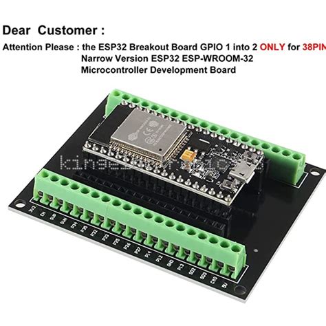 Esp32 Breakout Board Gpio Esp32s Esp32 Development Board Esp Wroom 32 Sale H3f3 809 Picclick Au