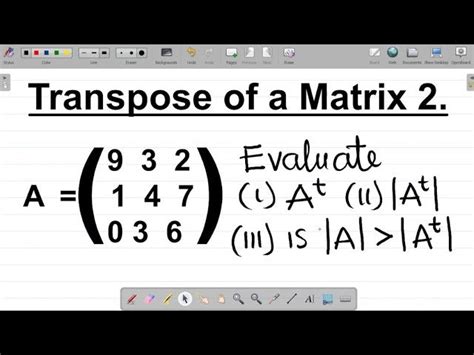 Free Video Transpose And Determinant Of A 3×3 Matrix From Excellence Free Video Transpose And Determinant Of A 3×3 Matrix From Excellence