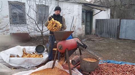 Самодельная Кукурузолущилка ефект просто супер - YouTube
