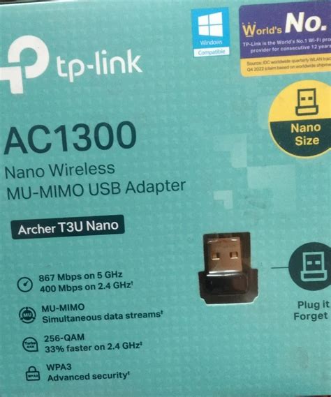 Tp Link Ac Nano Wireless Usb Mu Mimo Adapter At Piece Wireless Usb Adapter In New