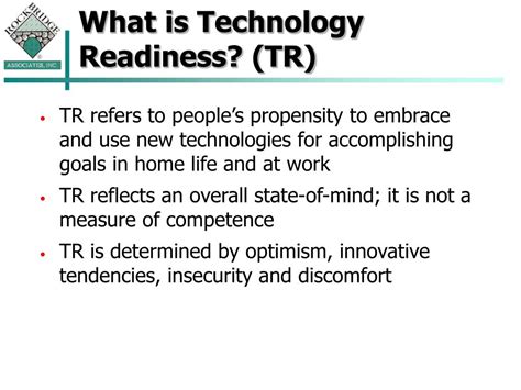 PPT The National Technology Readiness Survey Technology Readiness And Key Trends PowerPoint