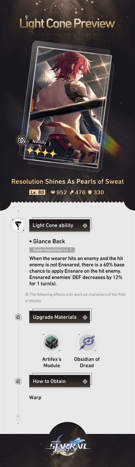 【official】light Cone Preview Version 1 2 Part 2 R Honkaistarrail