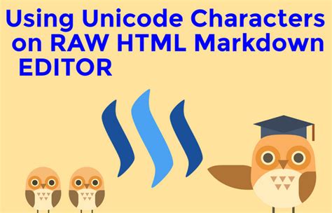 Steemitguide Tutorial On How To Use Unicode Characters On Steemit