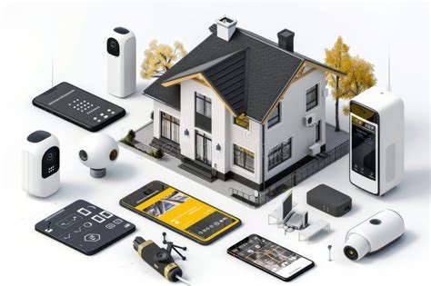 Modern Security Measures In Smart Homes Integrate White Technology Systems With Cctv Safety