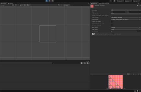 rendertexture on rawimage not displaying anything unity engine