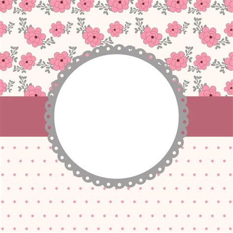 Premium Vector Cute Kawaii Notepad Frame With Seamless Pink Floral