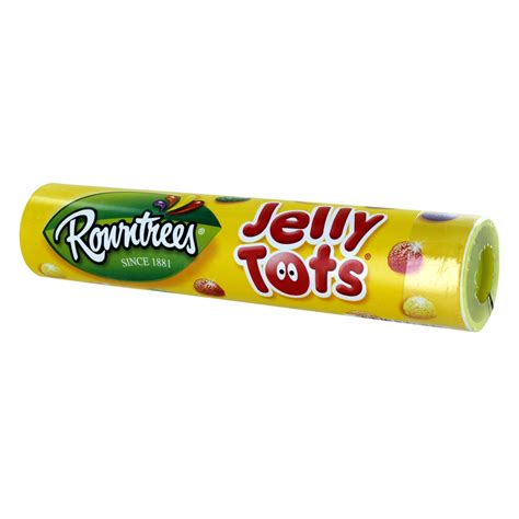 Rowntrees Jelly Tots Giant Tube 4 40oz 115g English Tea Store