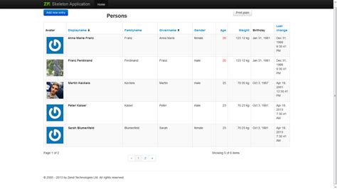 Github Zfc Datagridzfc Datagrid A Datagrid Module For Laminas With Different Datasources