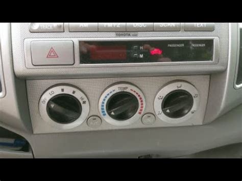 How To Replace Toyota Tacoma Hvac Blower Motor Resistor Youtube