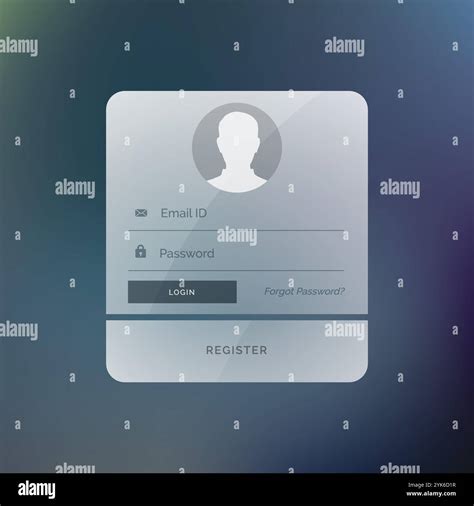 Modern Login Form User Interface Design Template Stock Vector Image And Art Alamy