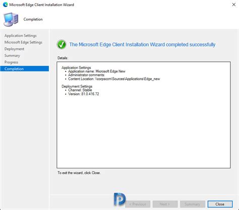 Fix Microsoft Edge Application Creation Fails In Sccm