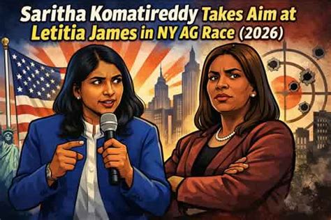 Saritha Komatireddy Takes Aim At Letitia James In Ny Ag Race 2026
