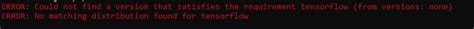Python Ошибка Pip Install Tensorflow Stack Overflow на русском