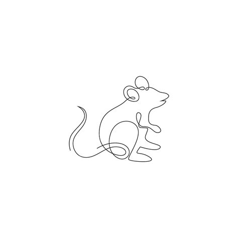 Rats Icon Logo Design Illustration Icon Mammal Logo Vector Icon