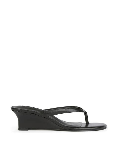 Tony Bianco Womens Edgy Wedge Thong Sandal David Jones