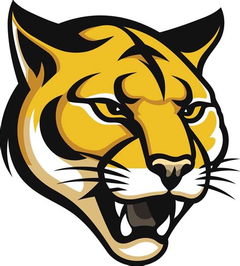 Cougar Head Logo Cougar Head Icon Minimal Puma Portrait Cougar