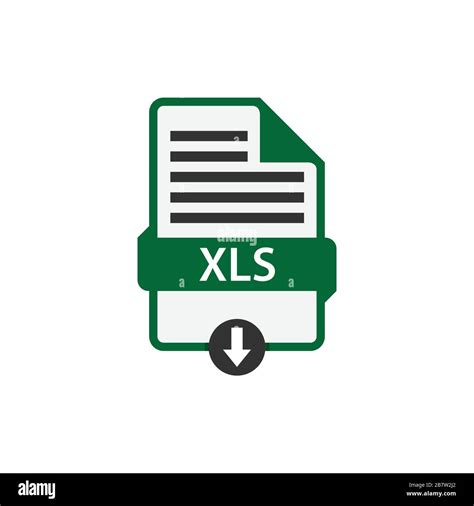 xls document download file format vector image xls file icon flat