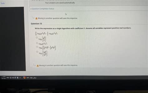 Solved Write The Expression As A Single Logarithm With Chegg Com