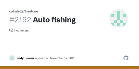 Auto Fishing Issue 2192 Cabaletta Baritone GitHub