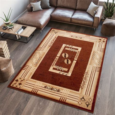 Marlow Home Co Aengus Caramel Brown Area Rug Uk