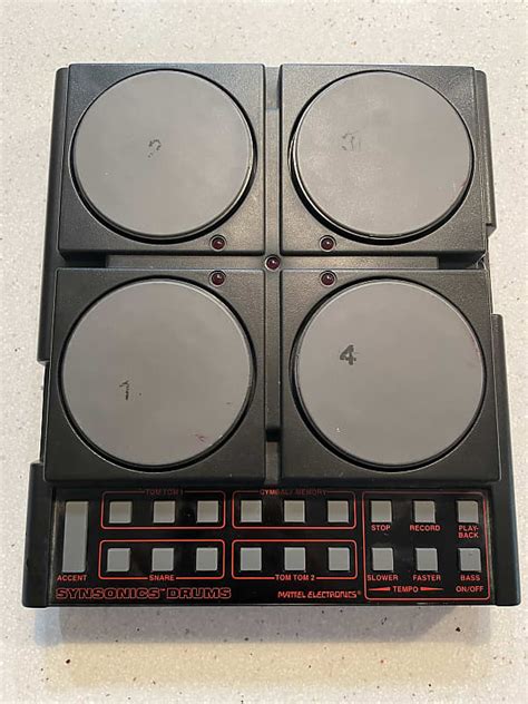 Synsonics Drums By Mattel Vintage Drum Machine 1981 Reverb