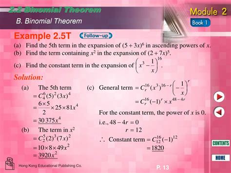 PPT Binomial Theorem PowerPoint Presentation Free Download ID