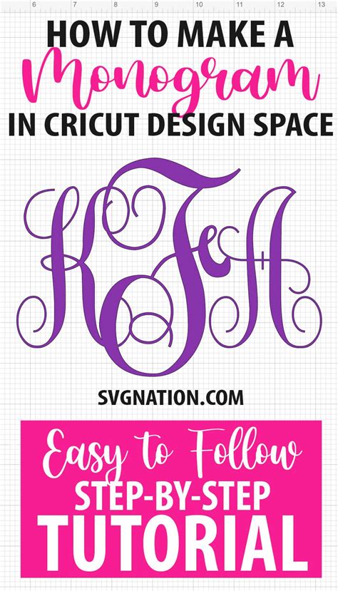 How To Make A Monogram In Cricut Design Space Script Monogram Artofit