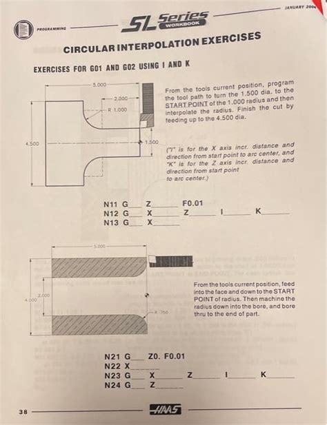 Solved Circular Interpolation Exercises Exercises For Go1