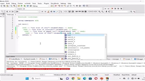 Introduction To Datatypes In C Programming Dict Module 2 Practical 1 Youtube