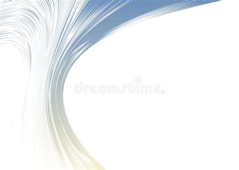 Curvature Of Space Vector Abstract Art Background 3d Linear Flow Distorted Shape Stock Vector
