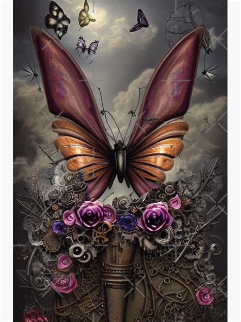 Fantastic Butterfly Sticker For Sale By Pillarorion Redbubble