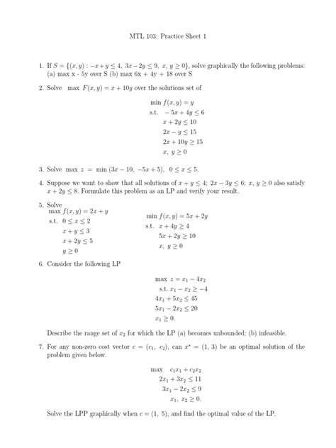 mtl103 practice sheet 1 pdf computer programming computational
