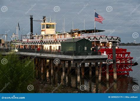 Steamboat Natchez Riverboat On The Mississippi River In New Orleans