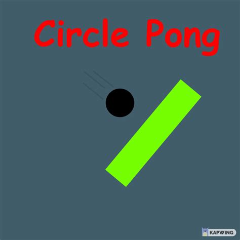 Circle Pong By Zachstudios Yt