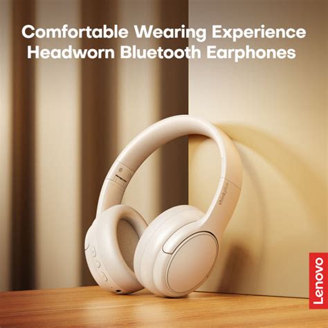 Lenovo Thinkplus TH20 Over The Ear Wireless Headphones HIFI Stereo Music Low Latency TWS BT 5 3