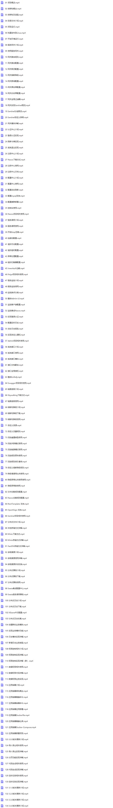 若依框架（ruoyi Cloud 微服务版本）134节视频教程吾爱学堂