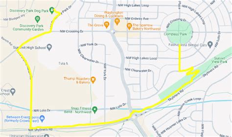 Compass Park To Drake Park Bend Bikes