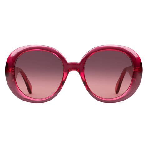 Gucci Round Sunglasses Pink Gucci Eyewear Avvenice